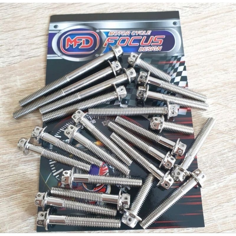 Jual BAUT PROBOLT BLOK MESIN TIGER SET CVT BAUT BAK CVT BEAT VARIO 110 SCOOPY VARIO 125 VARIO ...