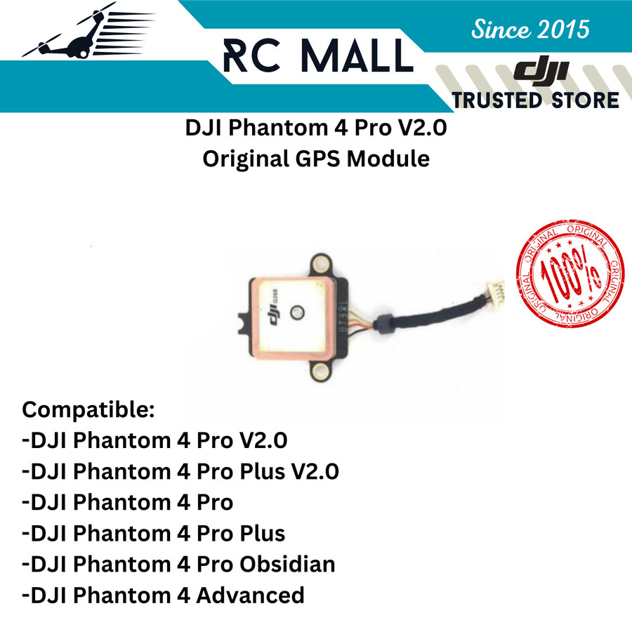 Jual GPS Module DJI Phantom 4 Pro V2.0 IMU Compass Original DJI Phantom ...