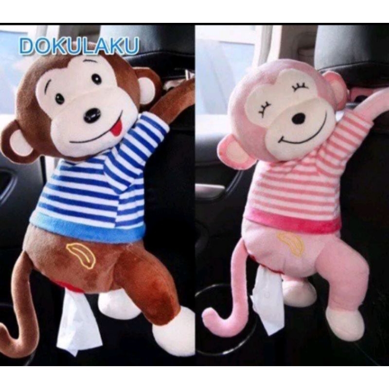Jual Boneka tempat tisu mobil gantung karakter monyet tinggi 30cm ...