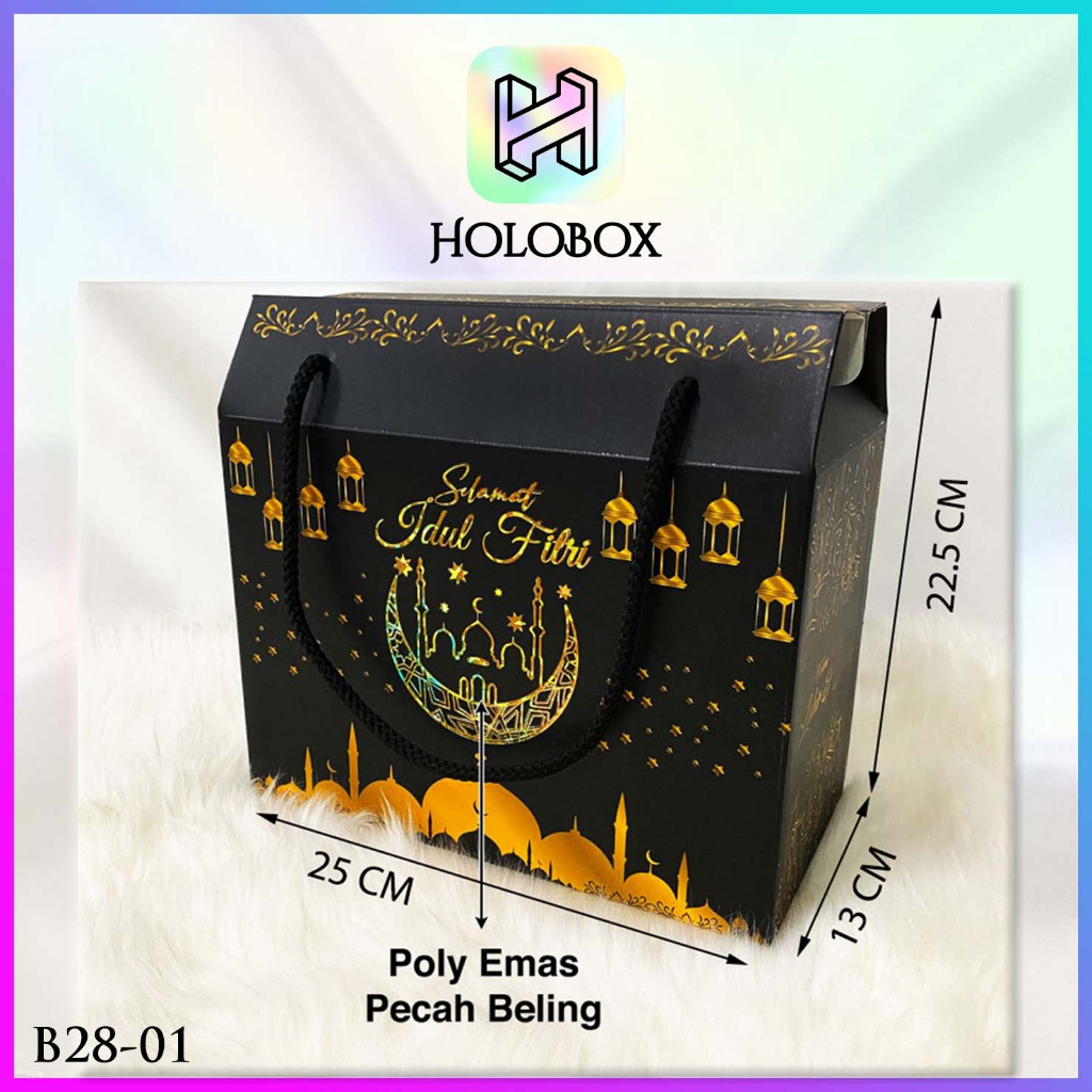 Jual Box Kado / Kotak Packaging / Gift / Hampers Gable Box Uk 25x13x22 ...