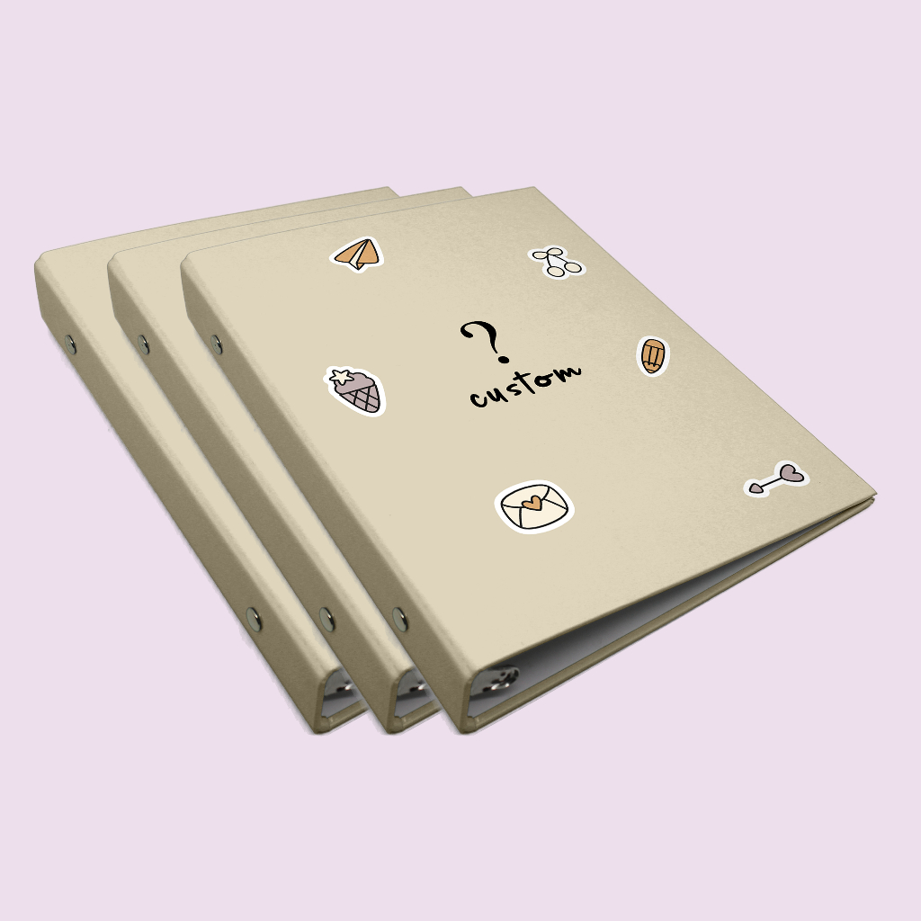 Jual Binder Custom Binder B5 A5 A6 A7 Ring 6 20 26 Binder Hardcover ...