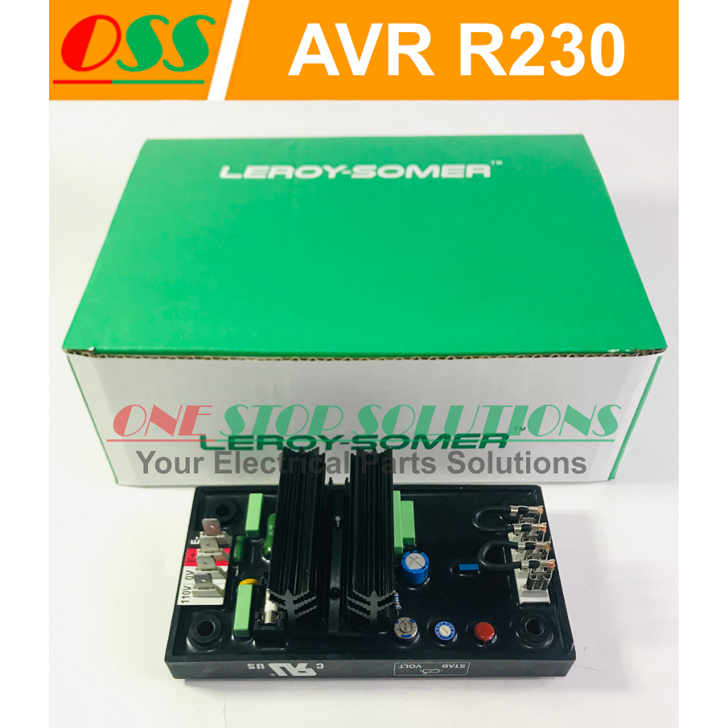 Jual AVR GENERATOR R230 GENUINE ORIGINAL LEROY SOMER R 230 AVR GENSET ...