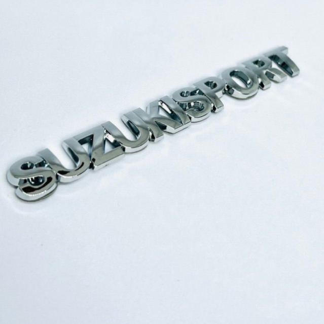 Jual Logo Emblem Tulisan Suzuki sport chrome 13.8cm | Shopee Indonesia