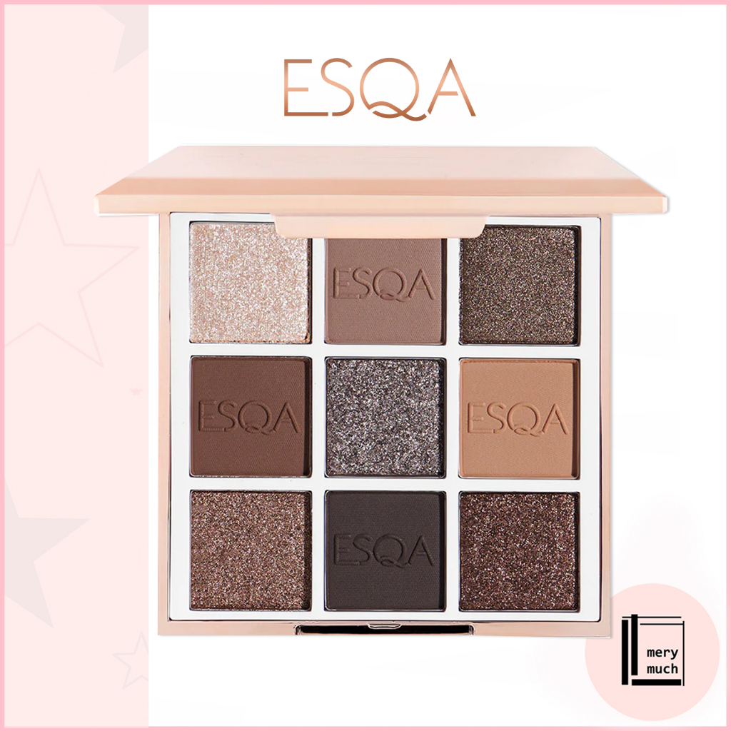 Jual ESQA Goddess Eyeshadow Palette - STEEL | Shopee Indonesia
