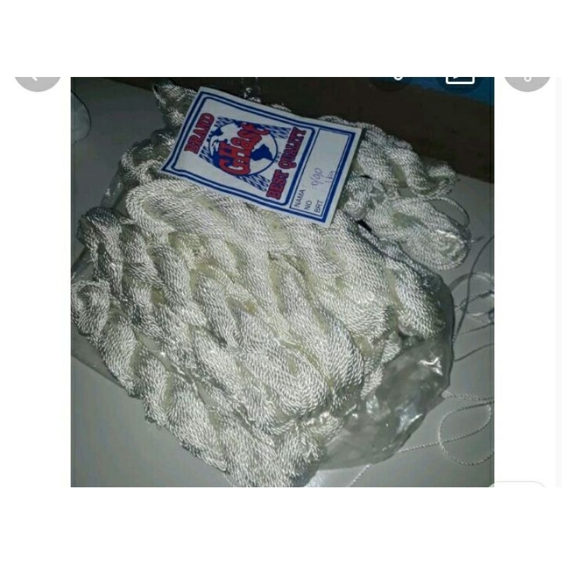 Jual Benang nilon / nylon warna putih ukuran d90 ghast brand isi 10 ...