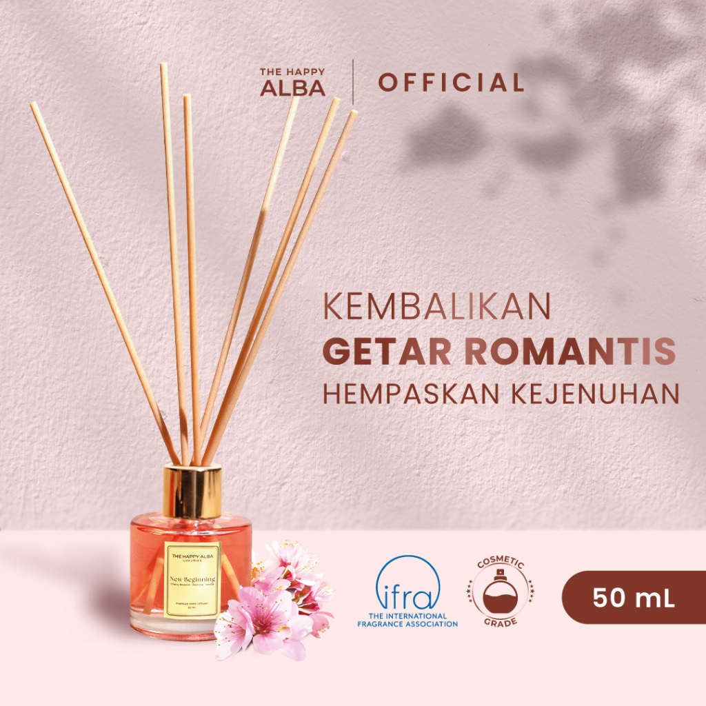 Jual THE HAPPY ALBA | New Beginning | Japanese Cherry Blossom, White Jasmine, Bare Vanilla ...