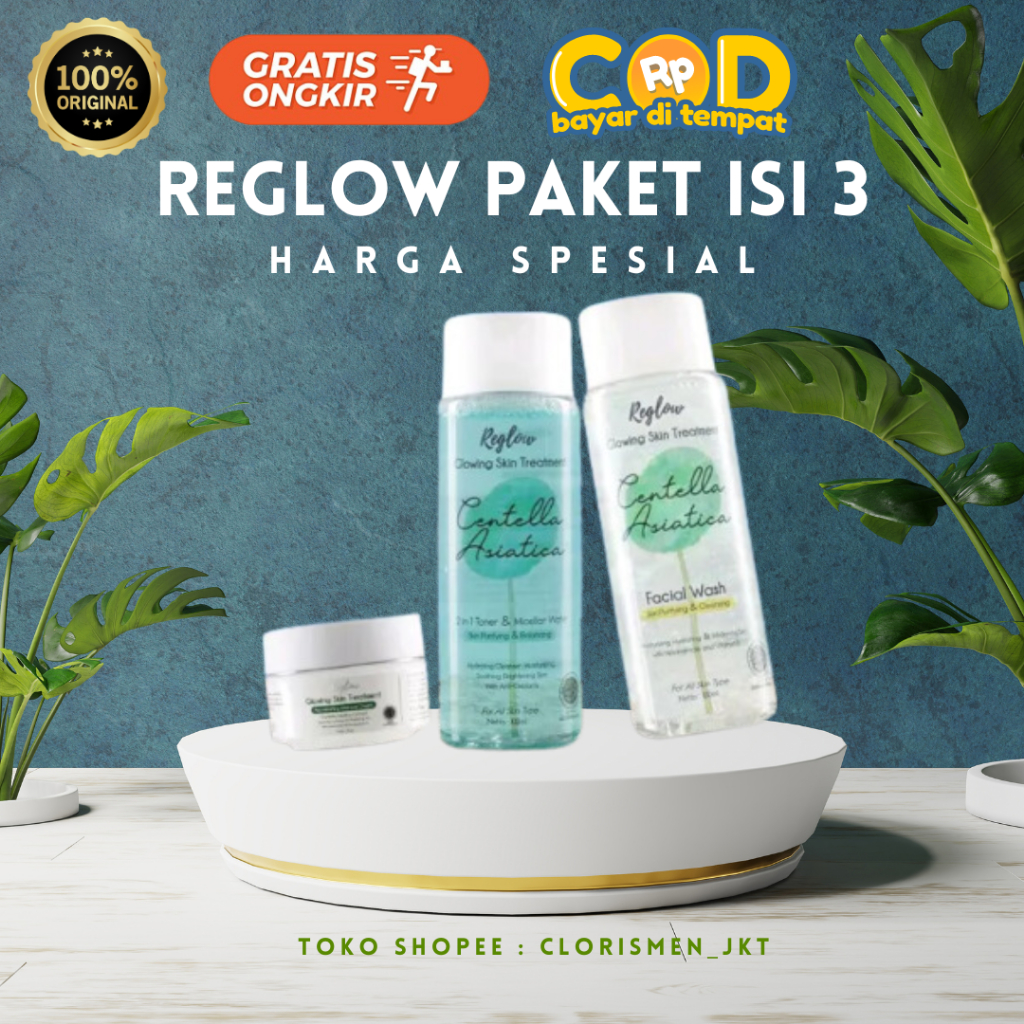 Jual Regeloow Glowing Skin Treatment Skincare Original Paket Lengkap By ...