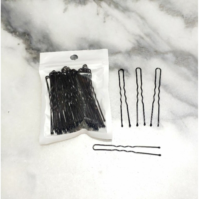 Jual jepit sanggul lidi bobby pin rambut isi 50 pcs | Shopee Indonesia