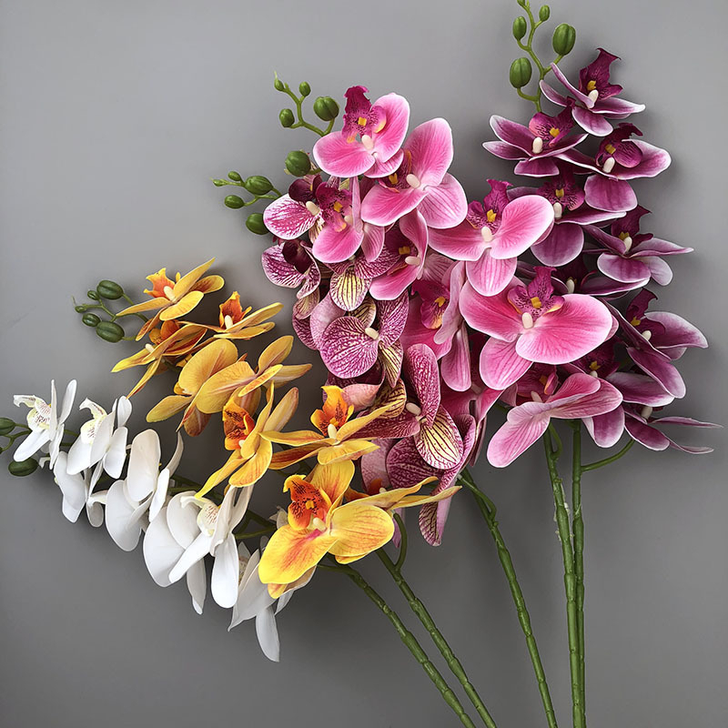 Jual BUNGA ANGGREK SEMI LATEX KUPU-KUPU K9 B8056 ARTIFICIAL ORCHID ...