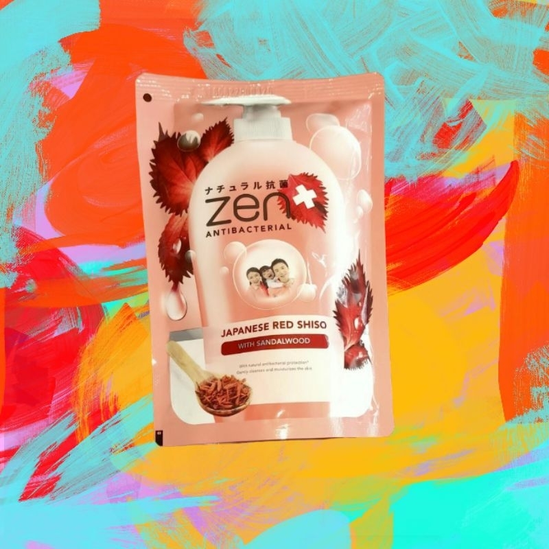 Jual Zen + Body Wash Sabun Cair Anti Bacterial Pouch 400 ml (Macam ...