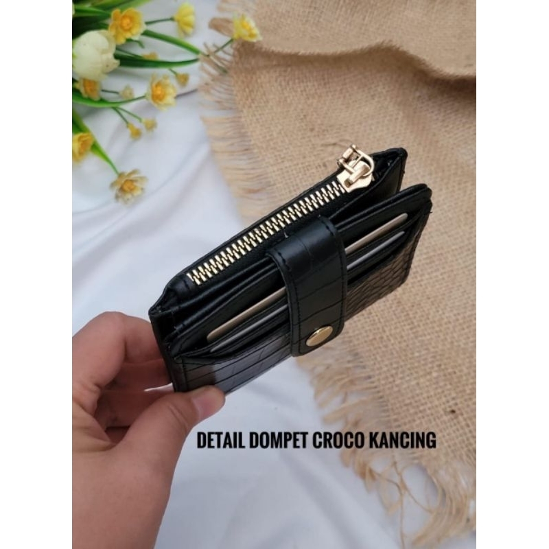 Jual DOMPET CROCO KANCING LIPAT | Shopee Indonesia