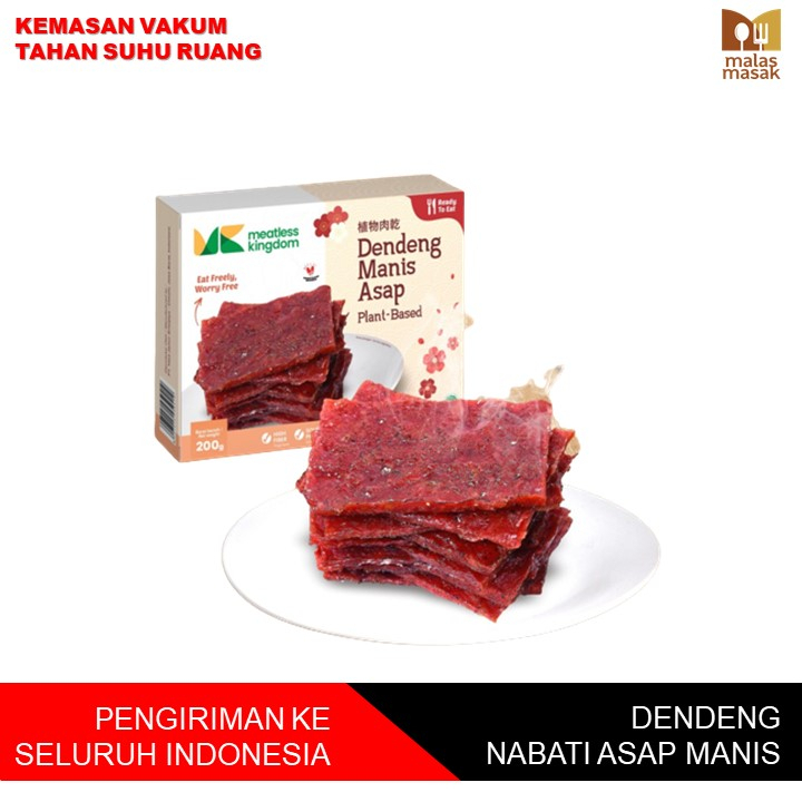 Jual Meatless - Dendeng Manis Asap | Plant Based | Daging Nabati ...