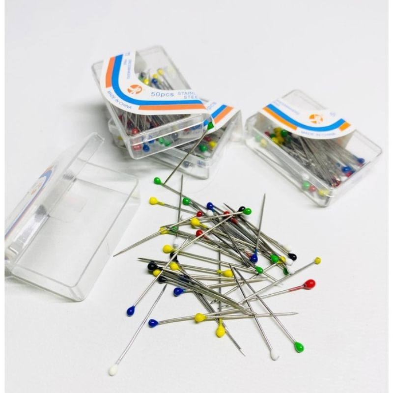 Jual Jarum Pentul Mini / Jarum Pentul Hijab Stainless | Shopee Indonesia