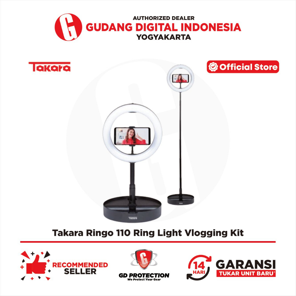 Jual Takara Ringo 110 Ring Light Vlogging Kit | Shopee Indonesia