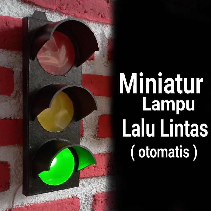 Jual Miniatur Lampu Lalu Lintas || Miniatur Traffic Light || Prakarya ...