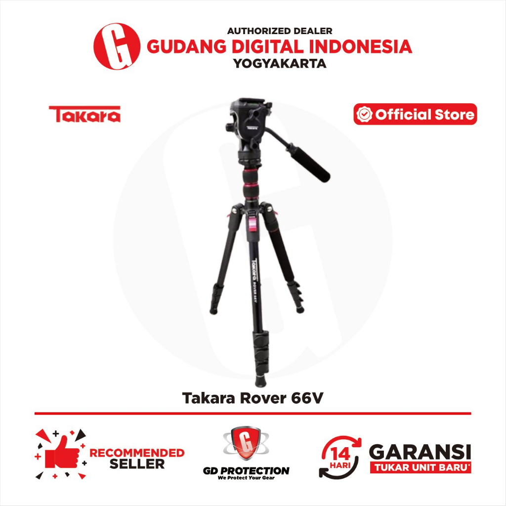 Jual Takara Rover 66V Tripod Video Kamera | Shopee Indonesia