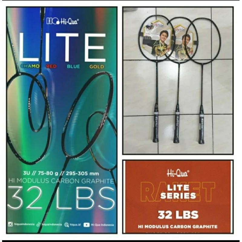 Jual RAKET BADMINTON HIQUA LITE. HQ ORIGINAL | Shopee Indonesia