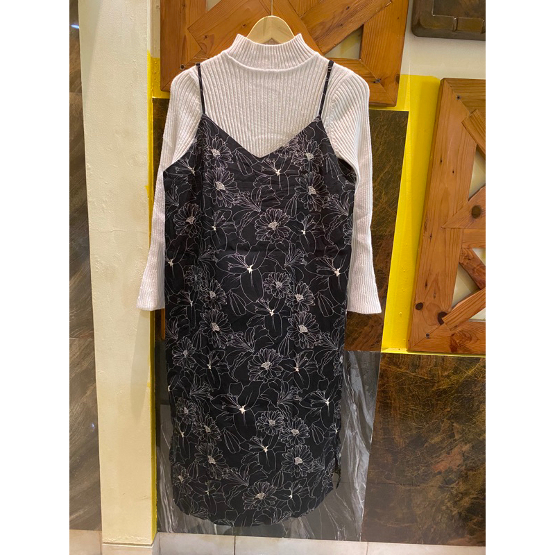 Jual overall vintage aesthetic preloved murah bunga | Shopee Indonesia