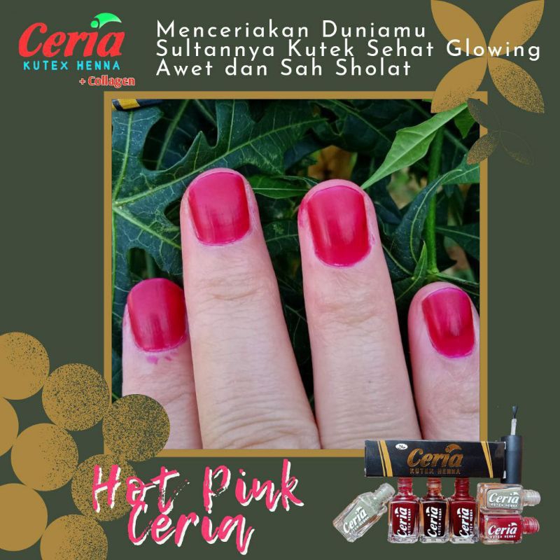 Jual kutek henna ceria kutek halal sah sholat kutek muslimah | Shopee ...