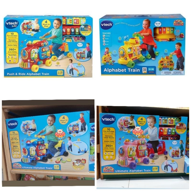 Jual Vtech baby sit to stand push and ride alphabet train | Shopee ...