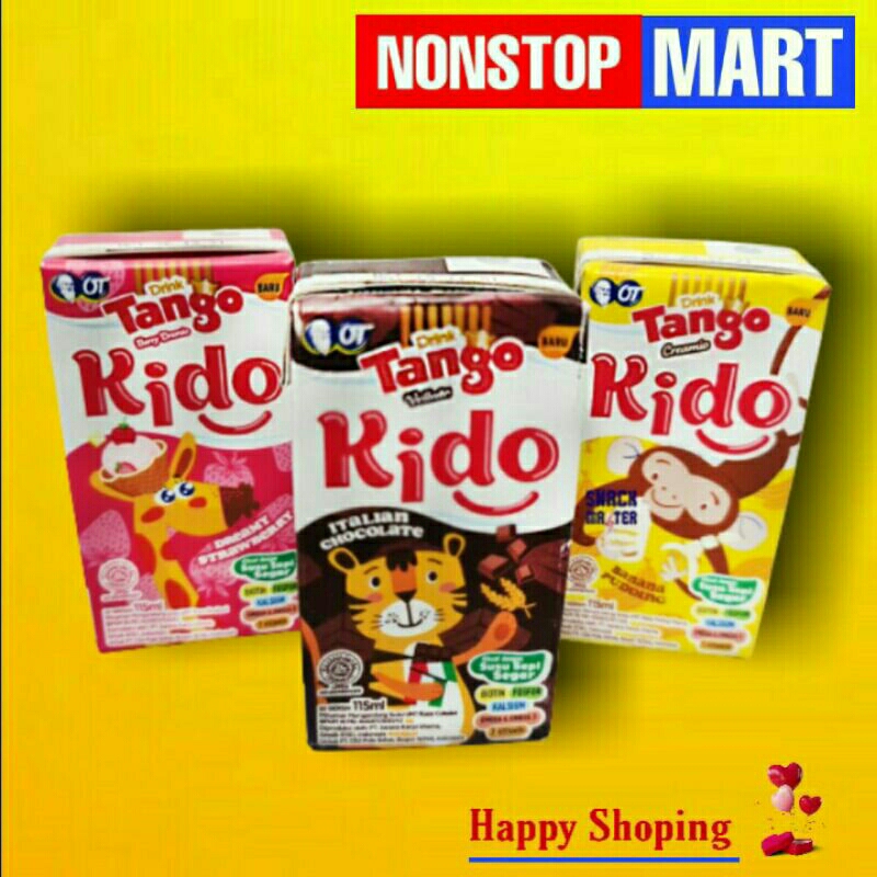 Jual TANGO KIDO Susu UHT 115ml | Shopee Indonesia