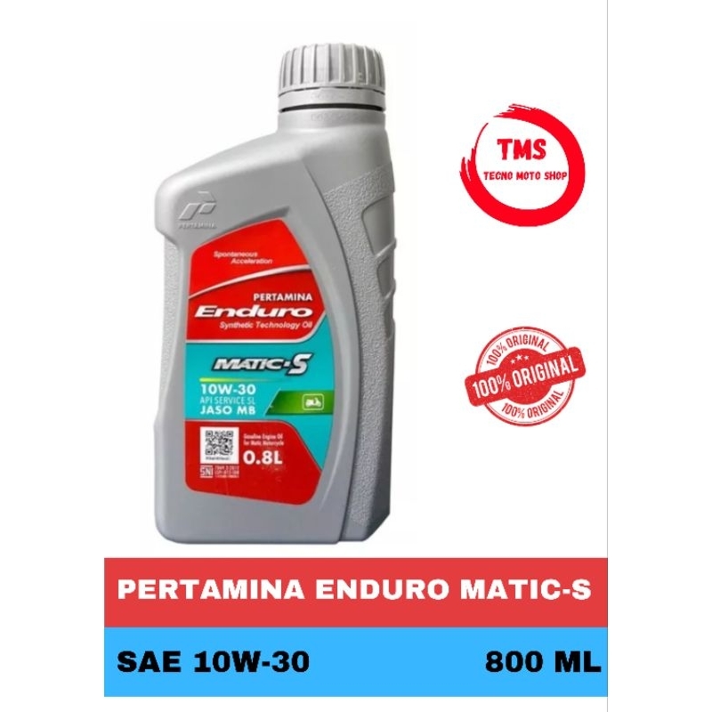 Jual Pertamina Enduro Matic-S 10W-30 800ML | Shopee Indonesia