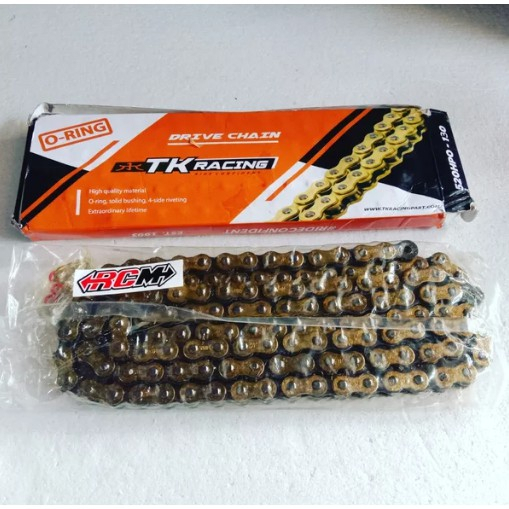 Jual RANTAI RANTE CHAIN TK RACING 520 HPO - 130L 130 L GOLD MODEL PAKAI ...