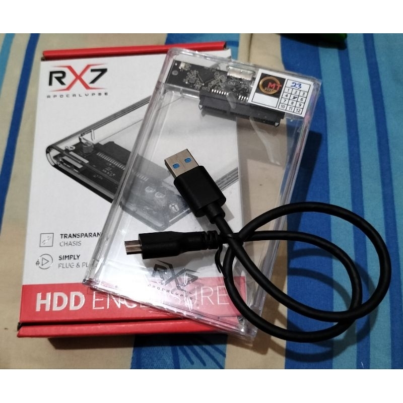 Jual RX7 SSD Enclosure 2.5" SATA USB 3.0 External Case ( BISA PAKAI ...