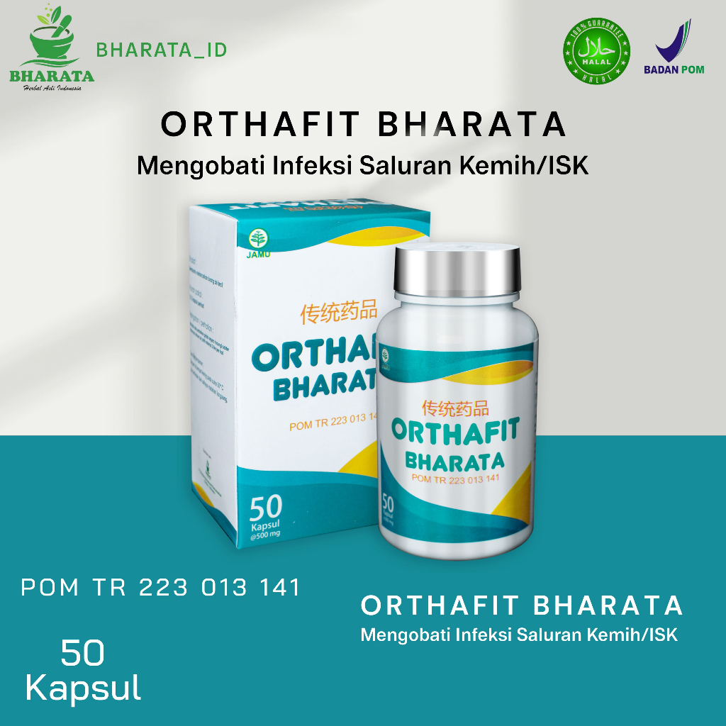 Jual Orthafit Bharata Obat ISK Infeksi Saluran Kemih Kencing Pria Wanita Gagal Ginjal Ampuh 100% ...