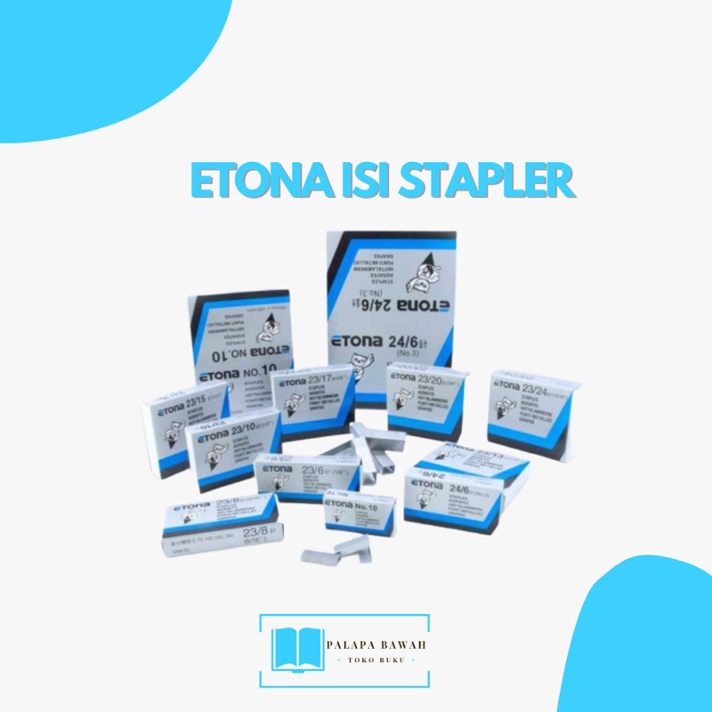 Jual ETONA ISI STAPLES / ISI STAPLER ETONA | Shopee Indonesia