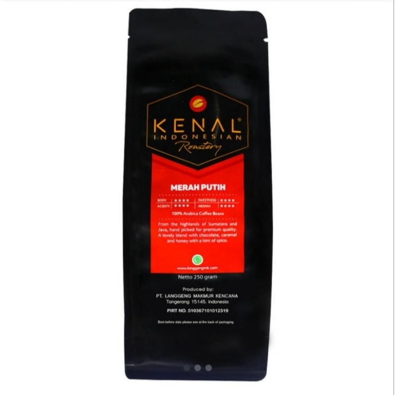 Jual Kenal coffee/kopi MERAH PUTIH bean/ground 100% Arabica 1kg ...