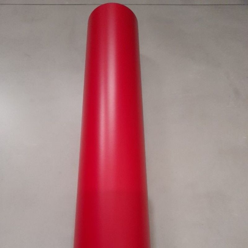 Jual sticker skotlet warna merah doff | Shopee Indonesia