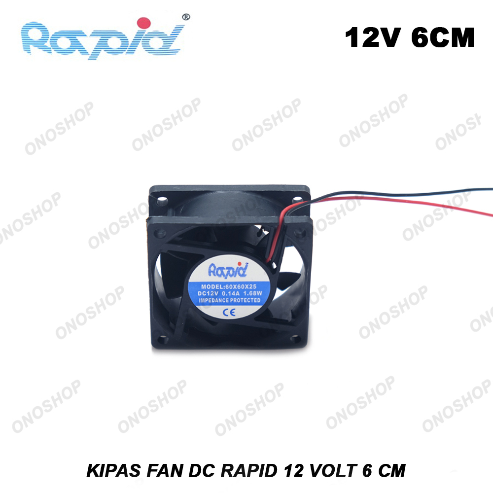 Jual Fan DC 12 Volt Rapid 6 cm | Shopee Indonesia