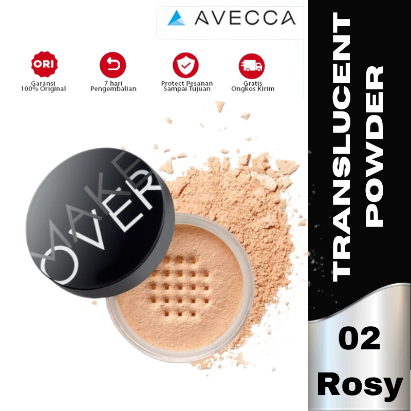 Jual Make Over Silky Smooth Translucent Powder 02 Rosy / Bedak Wajah ...
