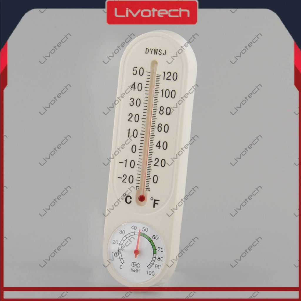 Jual Termometer Higrometer Ruang Thermometer Hygrometer Analog Raksa ...