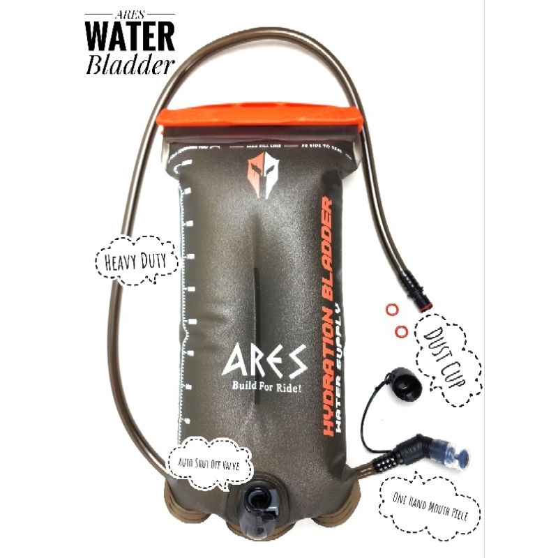 Jual water bladder ARES Heavy Duty 2L & 3L BPA Free | Shopee Indonesia