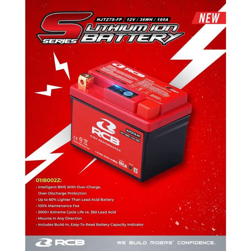 Jual RCB BATTERY LYTHIUM ION YTZ5S (MX KING 120A) & YJTZ7S (SONIC/GTR ...