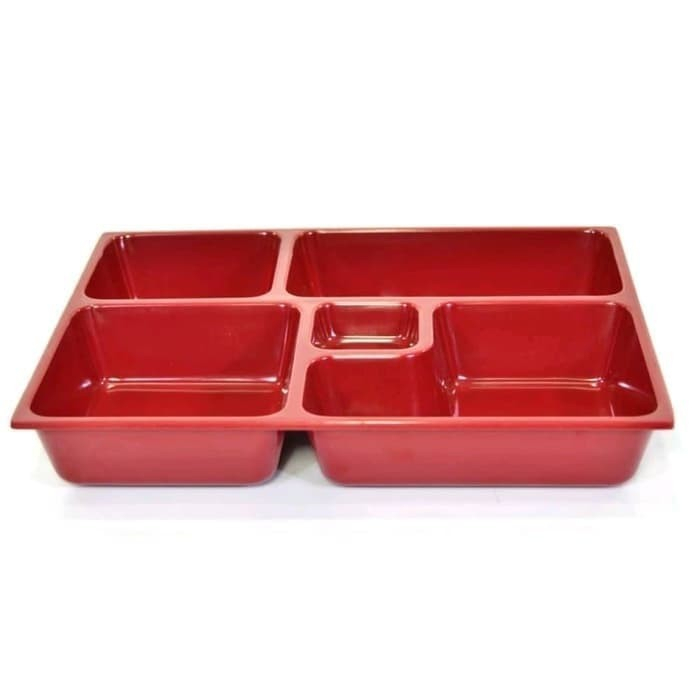 Jual TRAY Piring Sekat Bento Sekat 5 Melamine Golden Dragon PC1110 ...