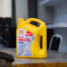 Jual OLI Shell helix HX6 10W-40 ORIGINAL HX6 4 LITER | Shopee Indonesia