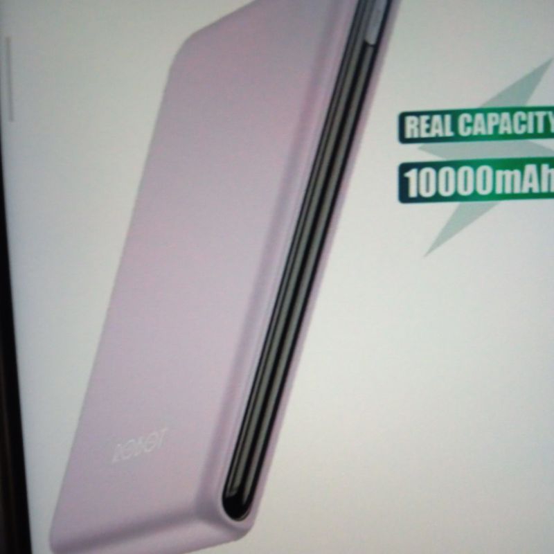 Jual Power Bank ungu 10000mAh | Shopee Indonesia