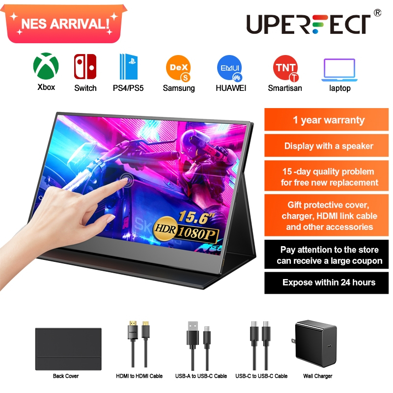 Jual UPERFECT 15.6 inch portable monitor 1080P 60hz 1920*1080 ...