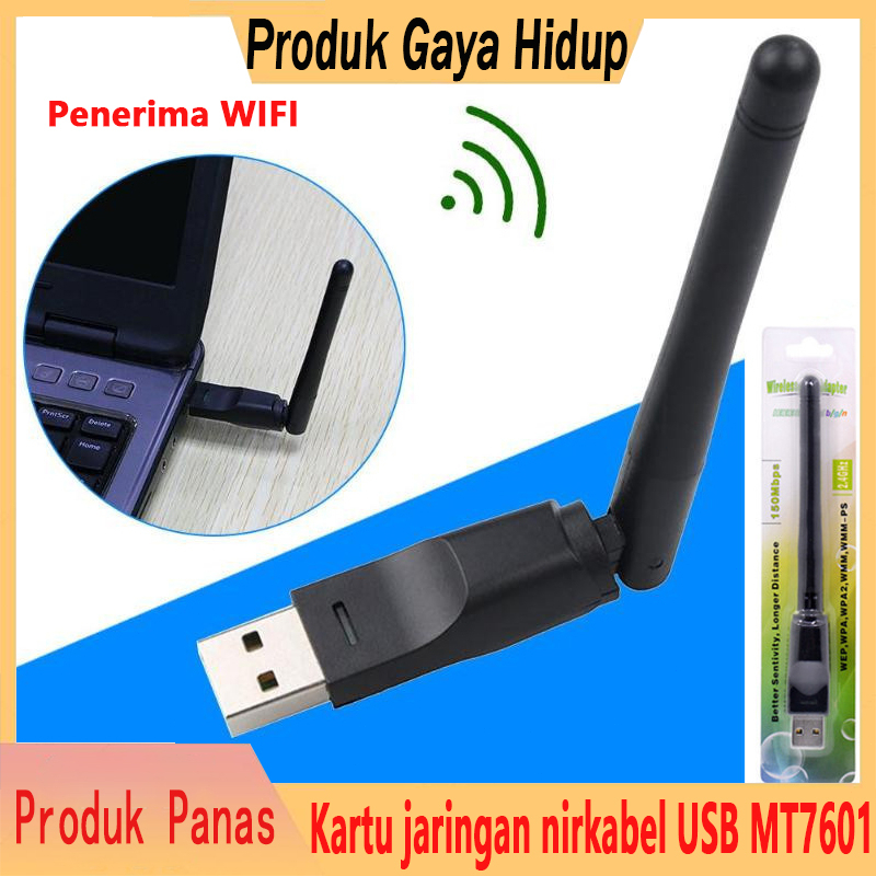 Jual Kartu nirkabel MT7601 150M USB 2DB antena terintegrasi Antena ...