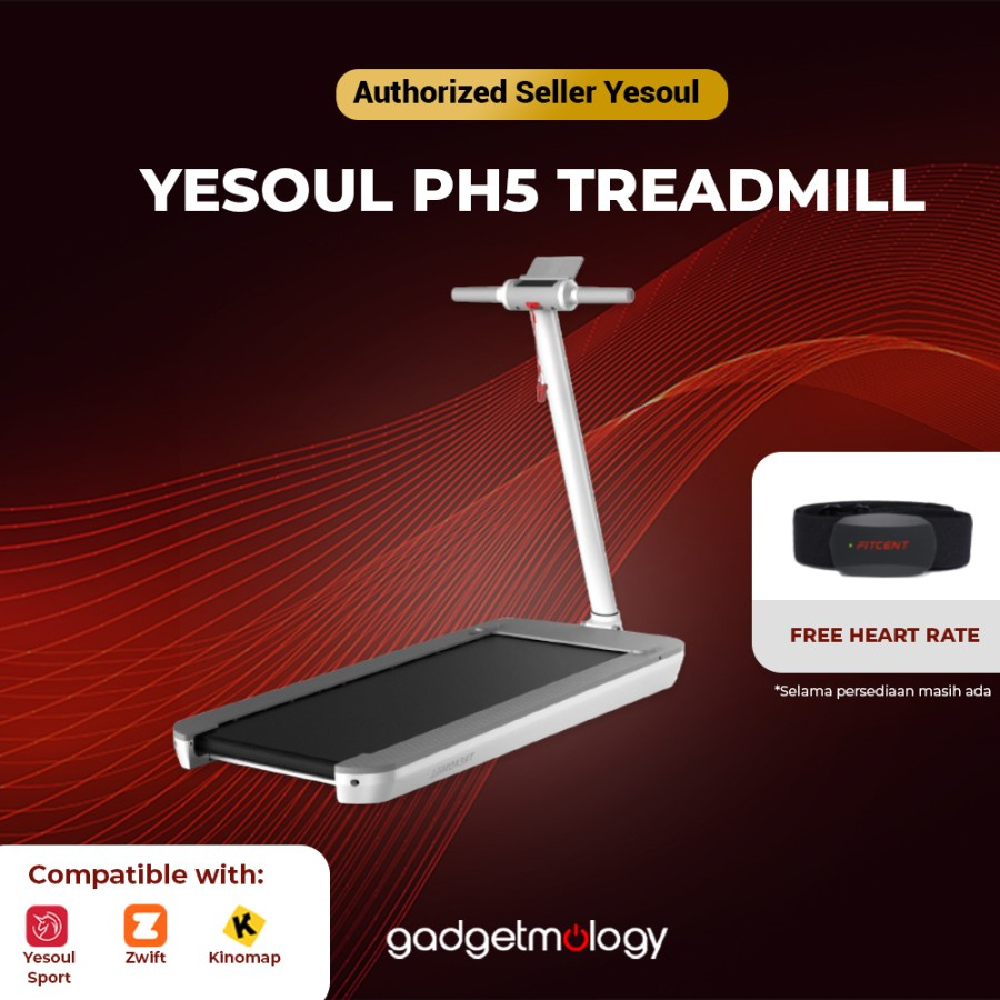 Jual Yesoul Treadmill PH5 Walkingpad Foldable Lipat Gym Fitness Zwift ...