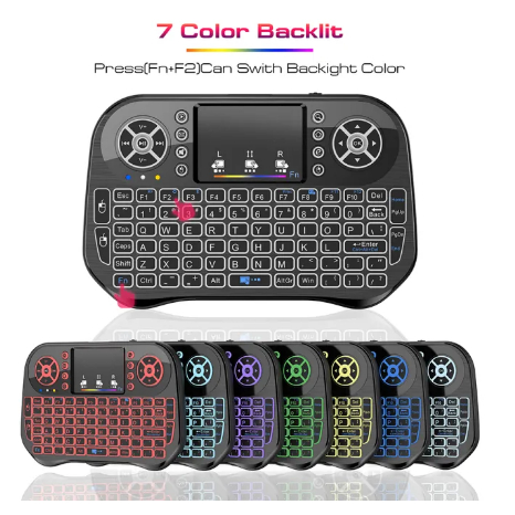 Jual Mini Wireless Keyboard Touch Pad Backlight | Shopee Indonesia
