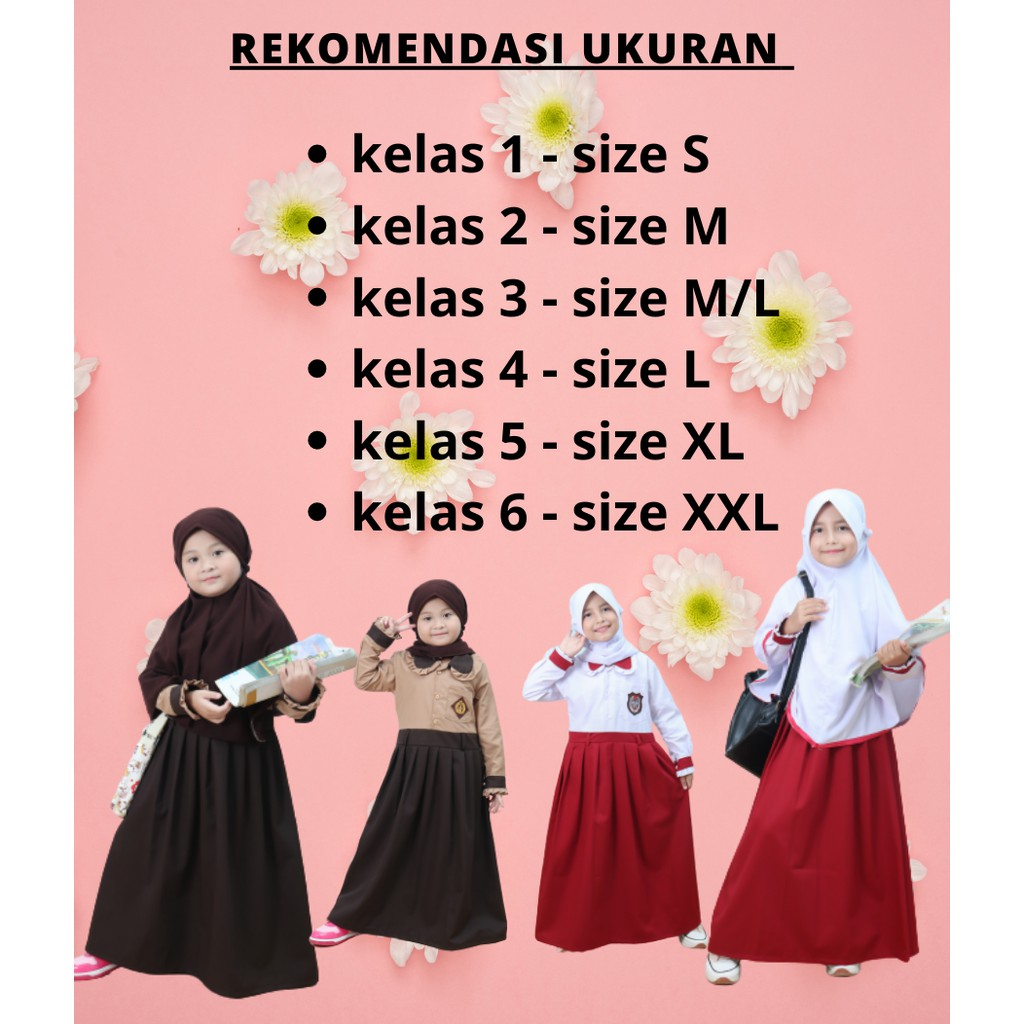 Jual Gamis sekolah / seragam sekolah simpel terusan / model terbaru ...
