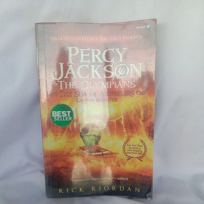 Jual Novel Karya Rick Riordan Seri Percy Jackson Dengan Judul The