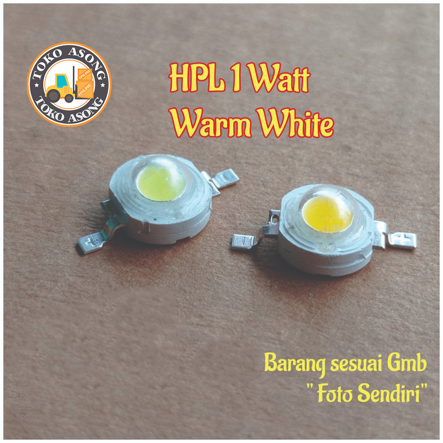 Jual led hpl 1 watt Putih hangat non heatsink lampu 1 w | Shopee Indonesia
