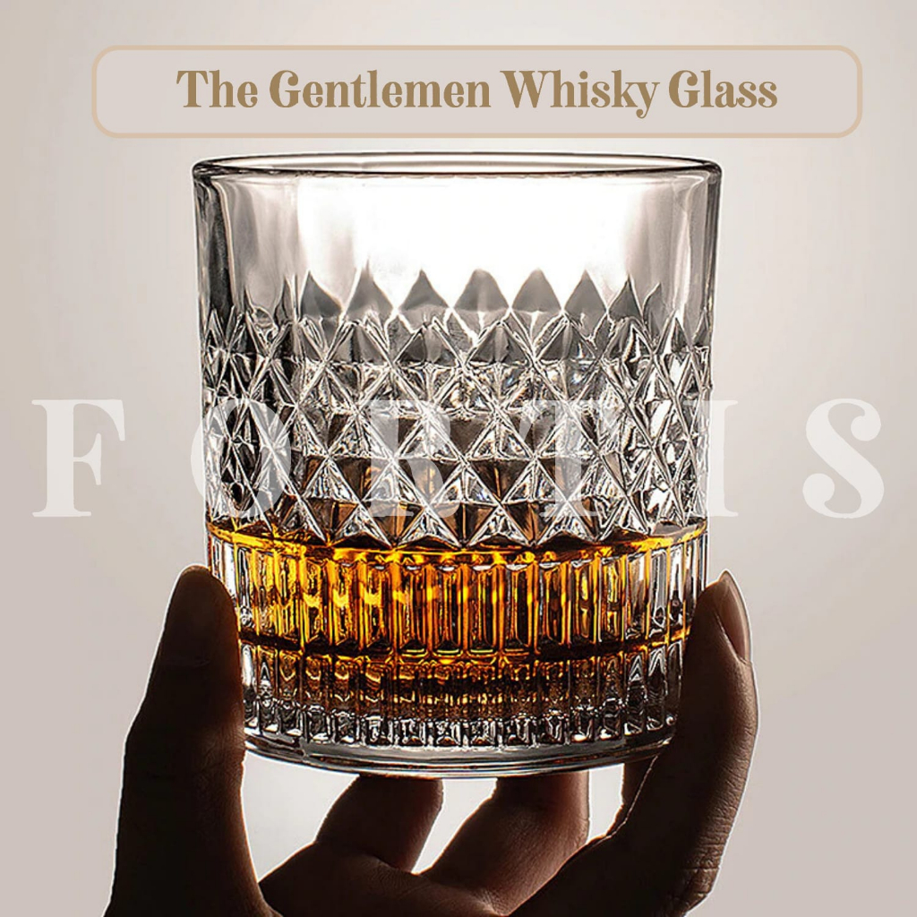 Jual The Gentlemen Whisky Glass Classic Gelas Kaca Whiskey Premium ...
