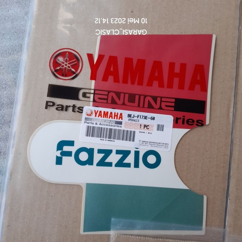 Jual STRIPING FAZZIO FAZIO PUTIH 2023 ORIGINAL YGP | Shopee Indonesia