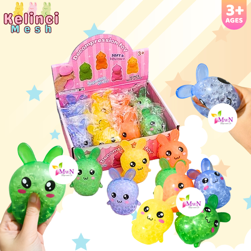 Jual MWN Mainan Mesh Squishy Kelinci / Anti Stress | Shopee Indonesia